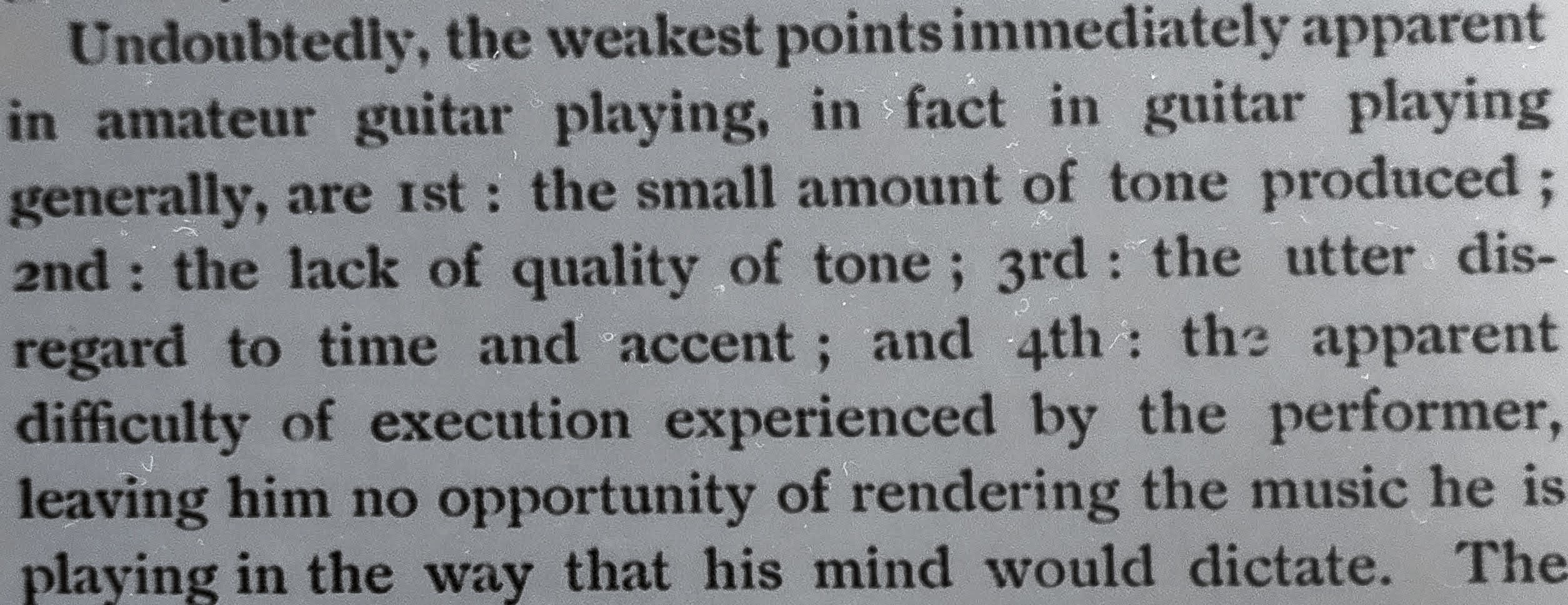 Common weak points in guitar playing… according to a 1898 method – Steven Watson